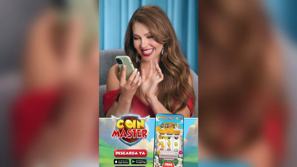 Thalía Promotes Coin Master | Thalia Source